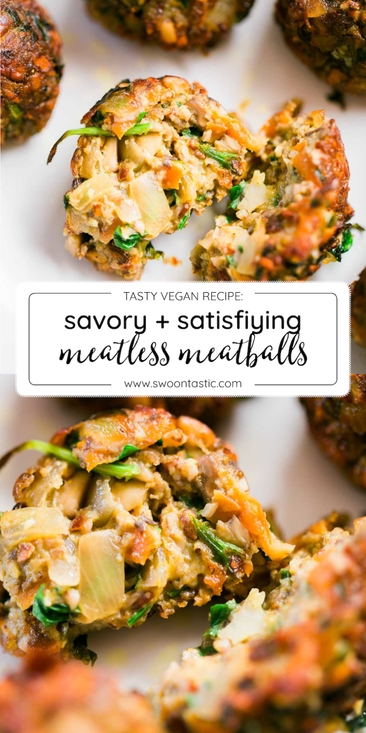Juicy Meatless Vegan Meatballs {Vegan + Soy Free}